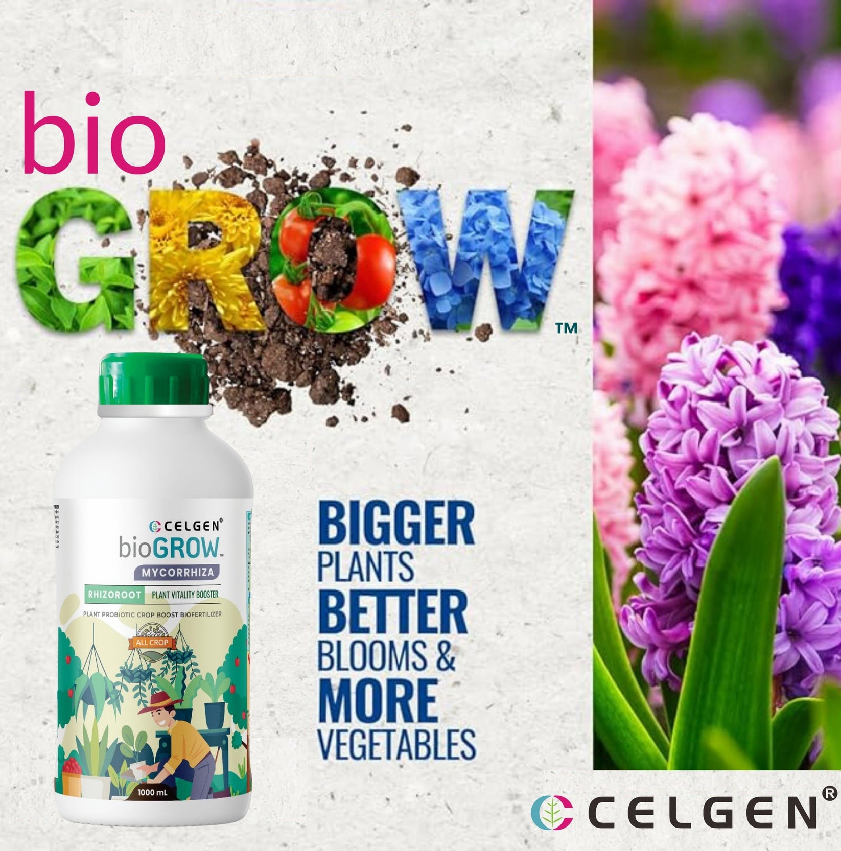 Celgen-bioGROW Mycorrhiza Liquid Plant Nutrient Booster